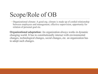 Organizational Behavior | PPT