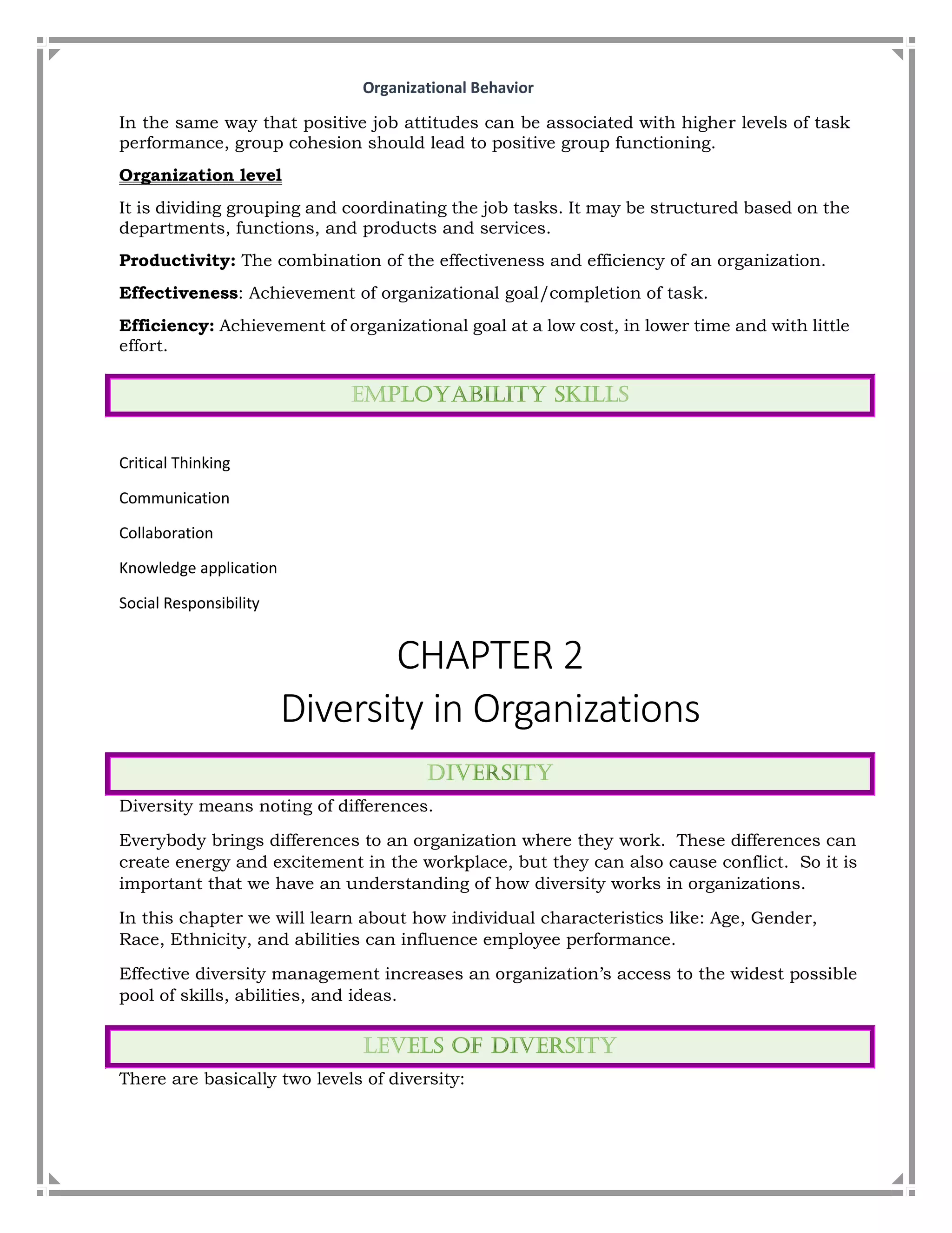 Organizational Behavior Notes.pdf