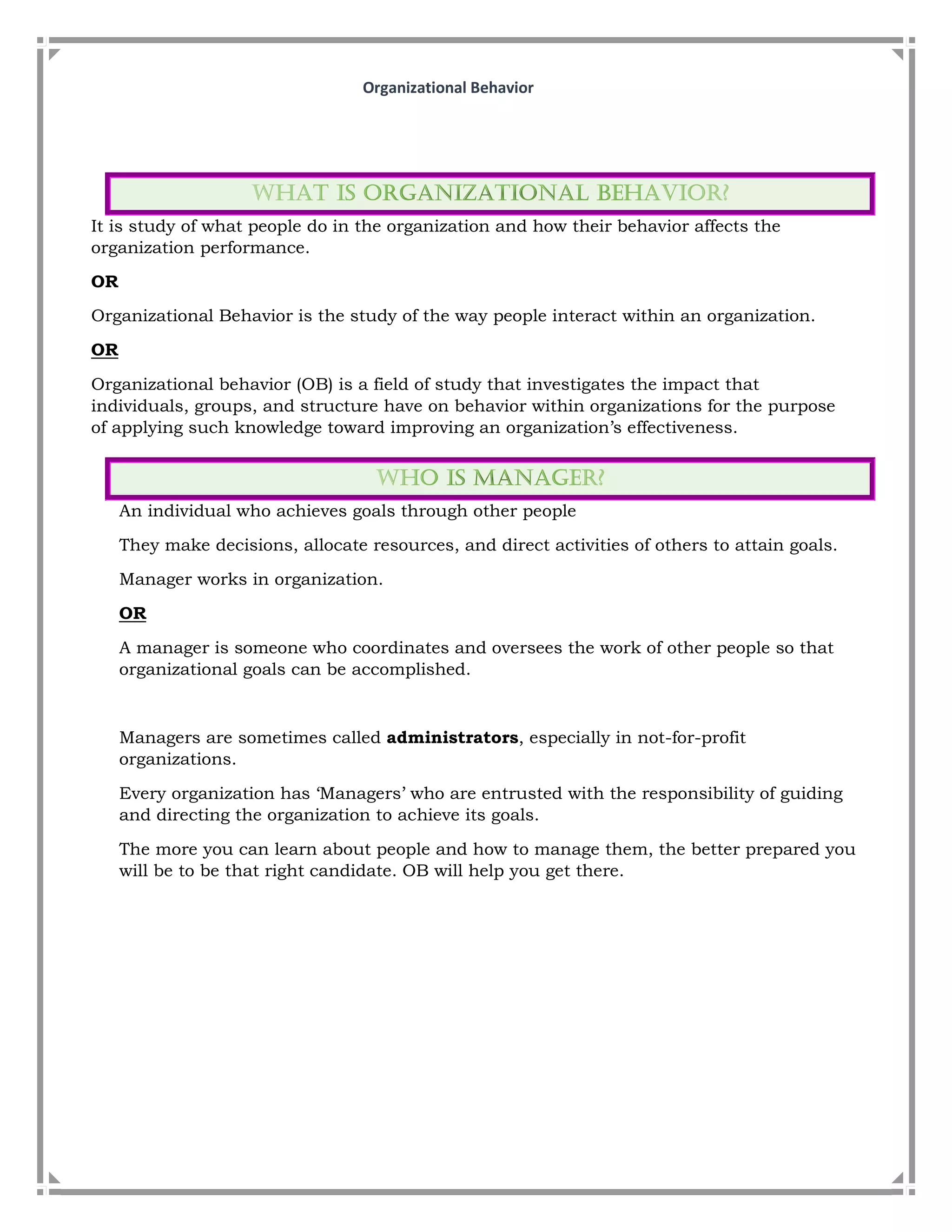 Organizational Behavior Notes.pdf