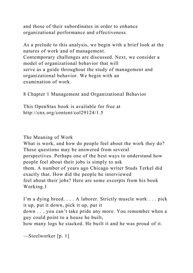 Organizational Behavior OpenStax Rice Univer.docx