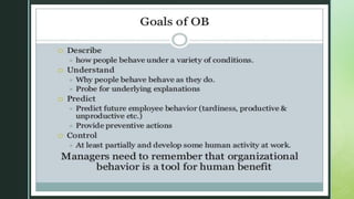 Organizational behavior ppt | PPT
