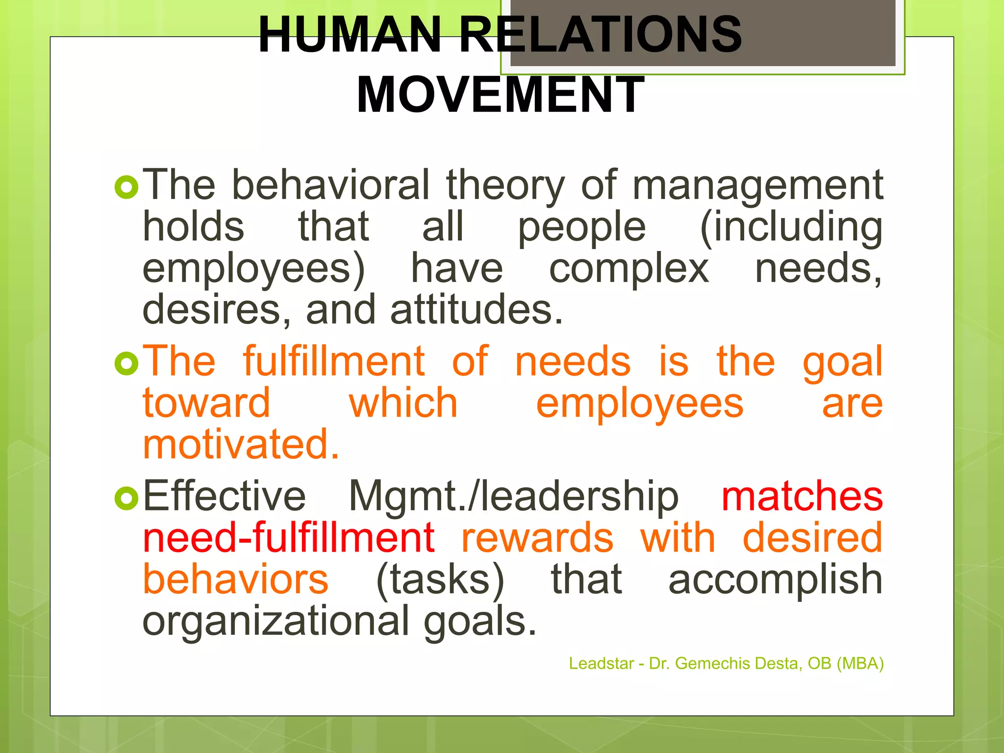 Organizational behavior ppt | PPTX