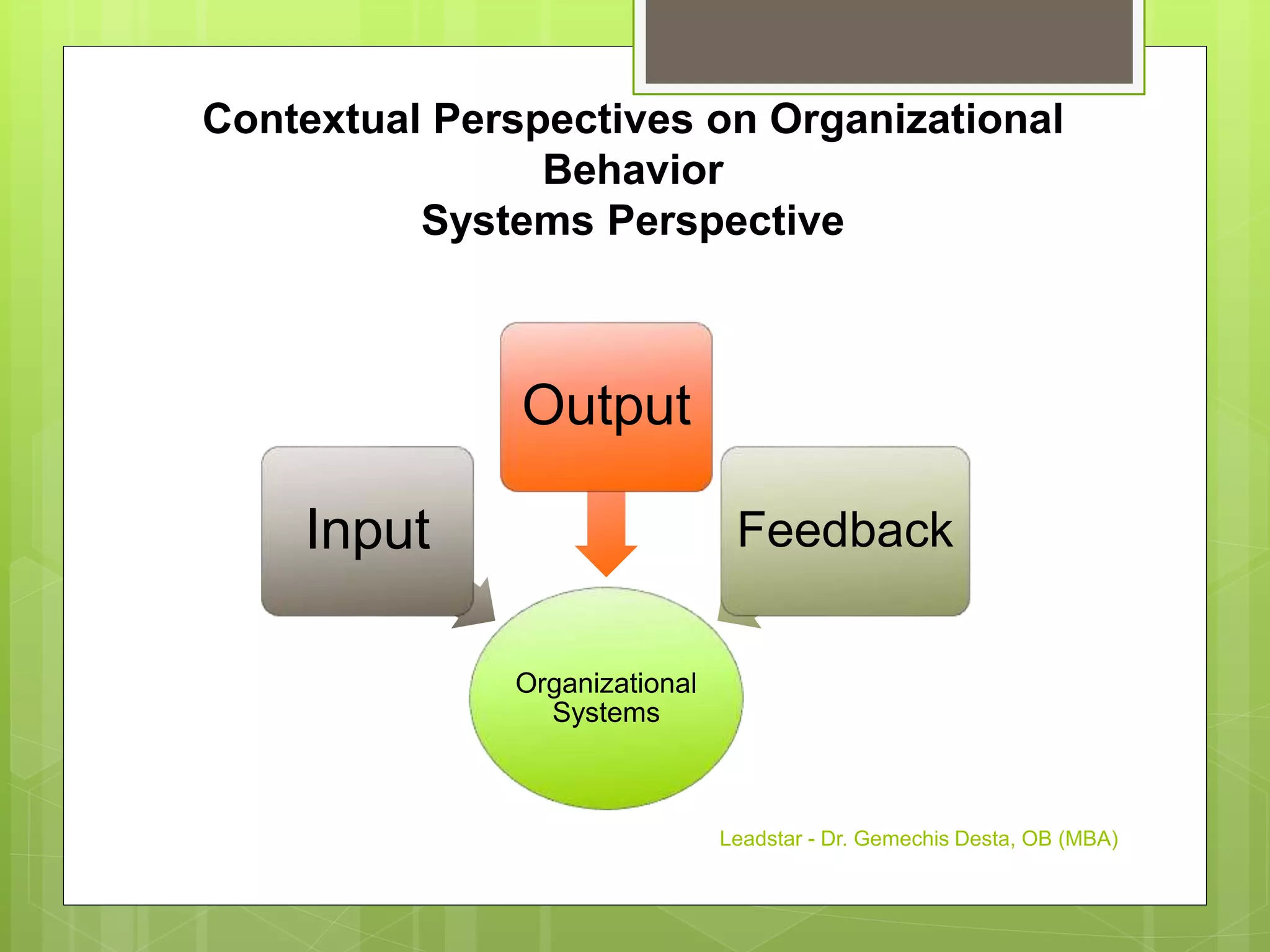Organizational behavior ppt | PPTX