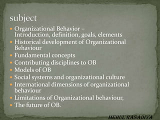 Organizationalbehaviour 120626122600-phpapp02 | PPT