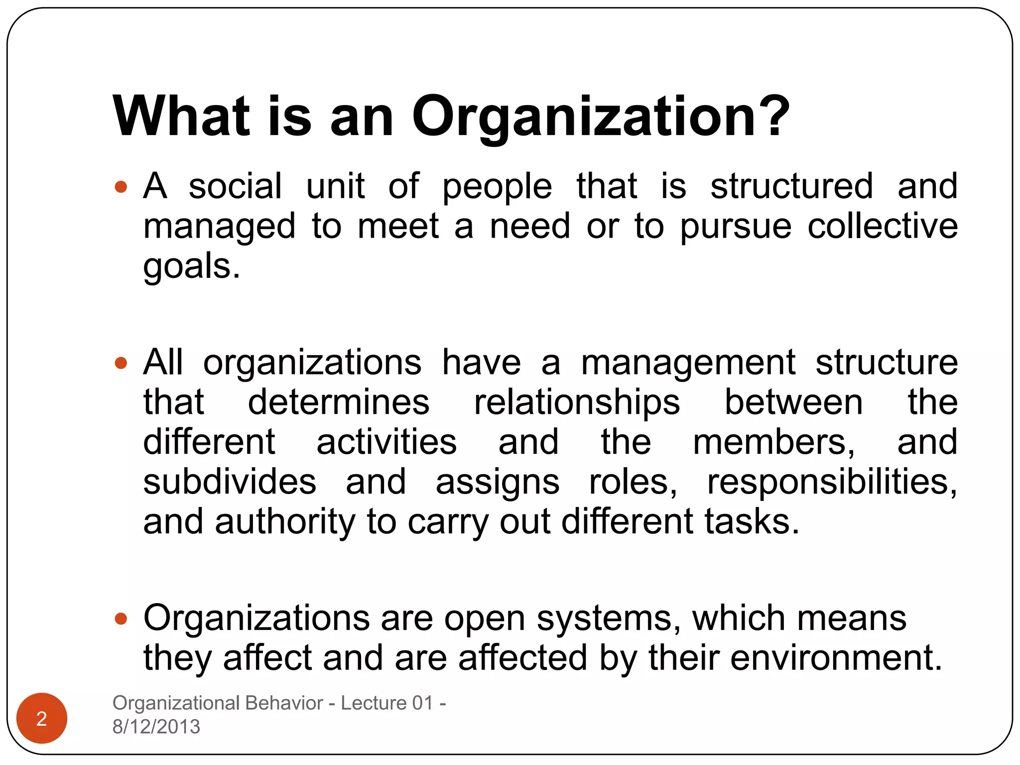 Organizational behaviour and types of organizational structures | PPTX
