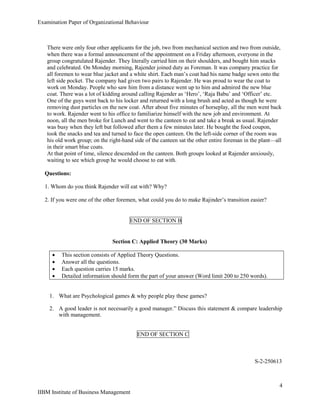 Organizational behaviour | PDF