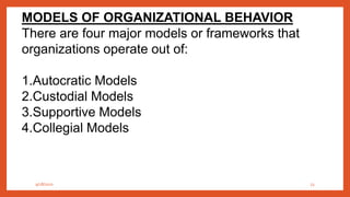 Organizational behaviour | PPTX