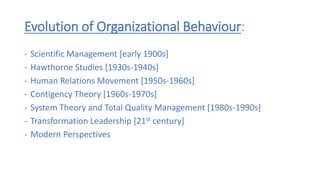 ORGANIZATIONAL BEHAVIOUR how to behave in an organization.pptx