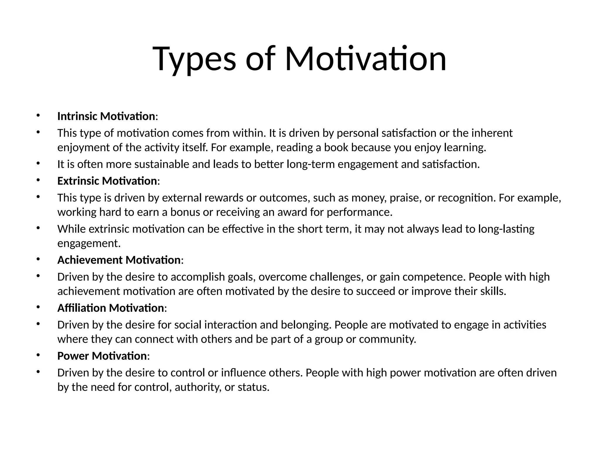 Organizational Behaviour - Motivation Perspective | PPTX