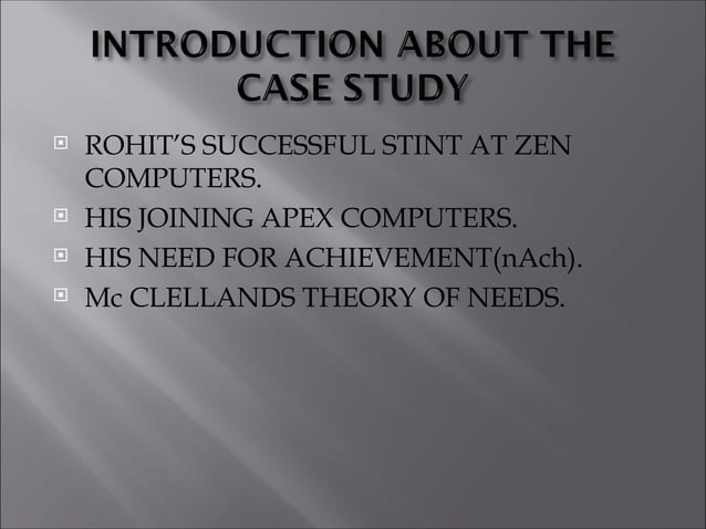 Organizational behaviour case study | PPT