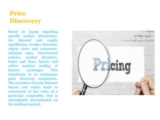 Commodity market power point presentation | PPTX