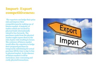 Commodity market power point presentation | PPTX