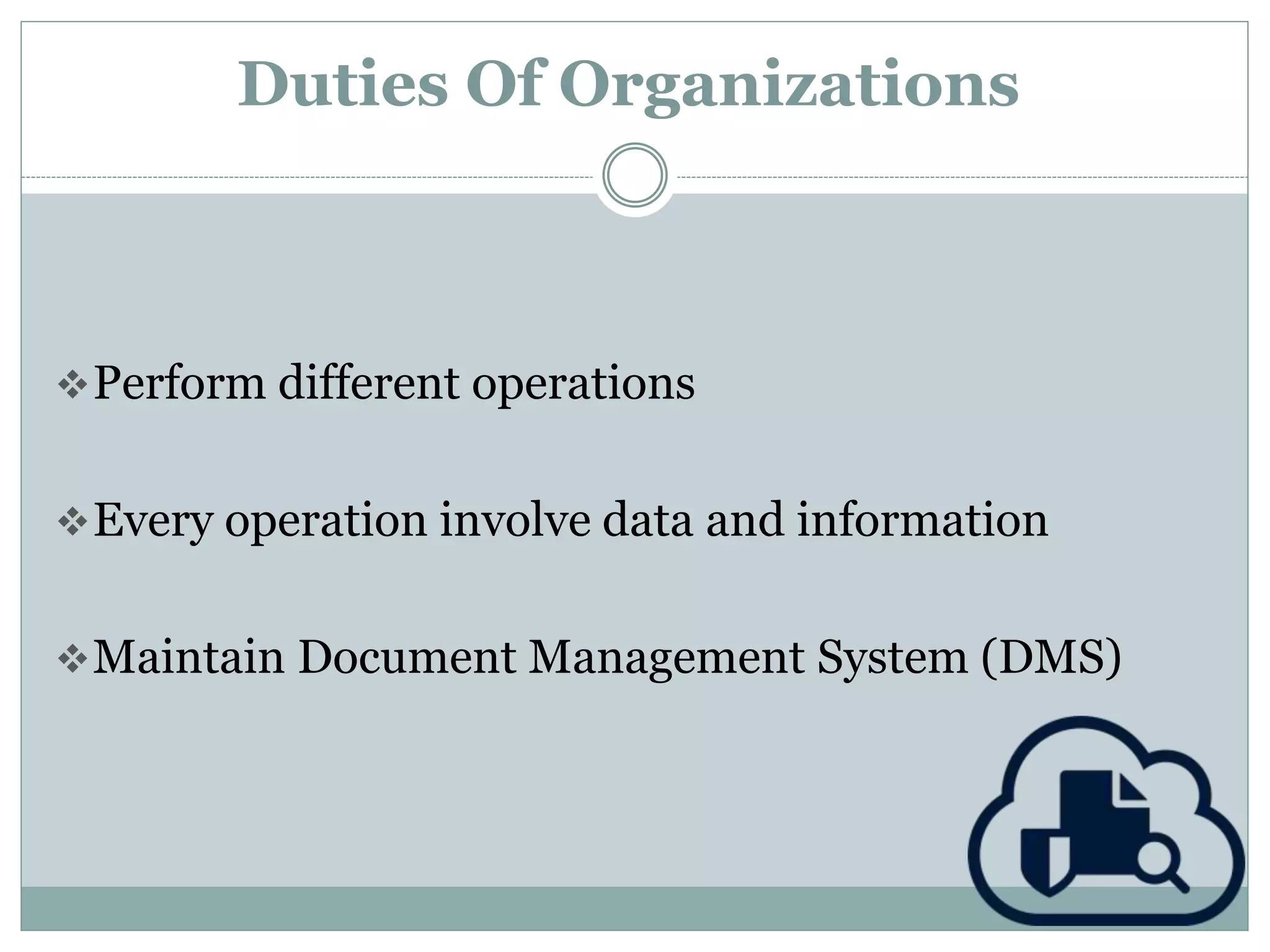 Organizational Benefits Of Document Management System | PPTX