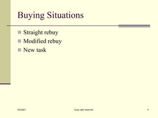 Organizational Buying Behavior | PPT