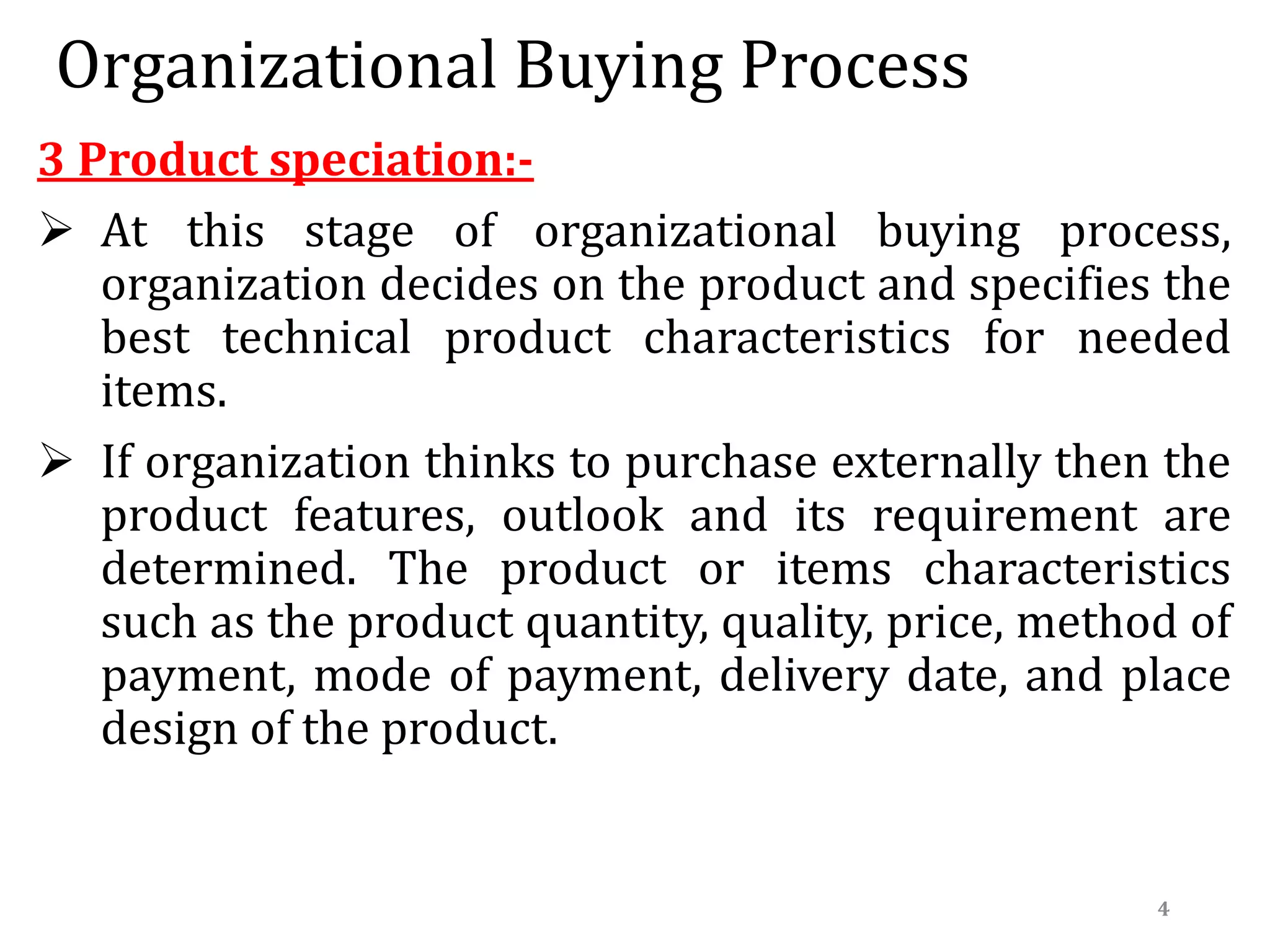 Organizational buying process | PPTX
