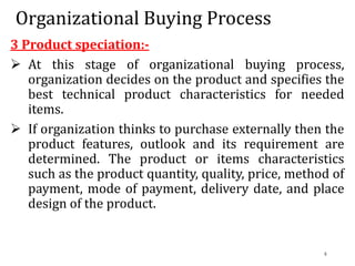 Organizational buying process | PPTX