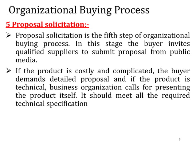 Organizational buying process | PPTX
