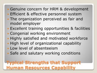 Organizational Capability Factors in MBA | PPT