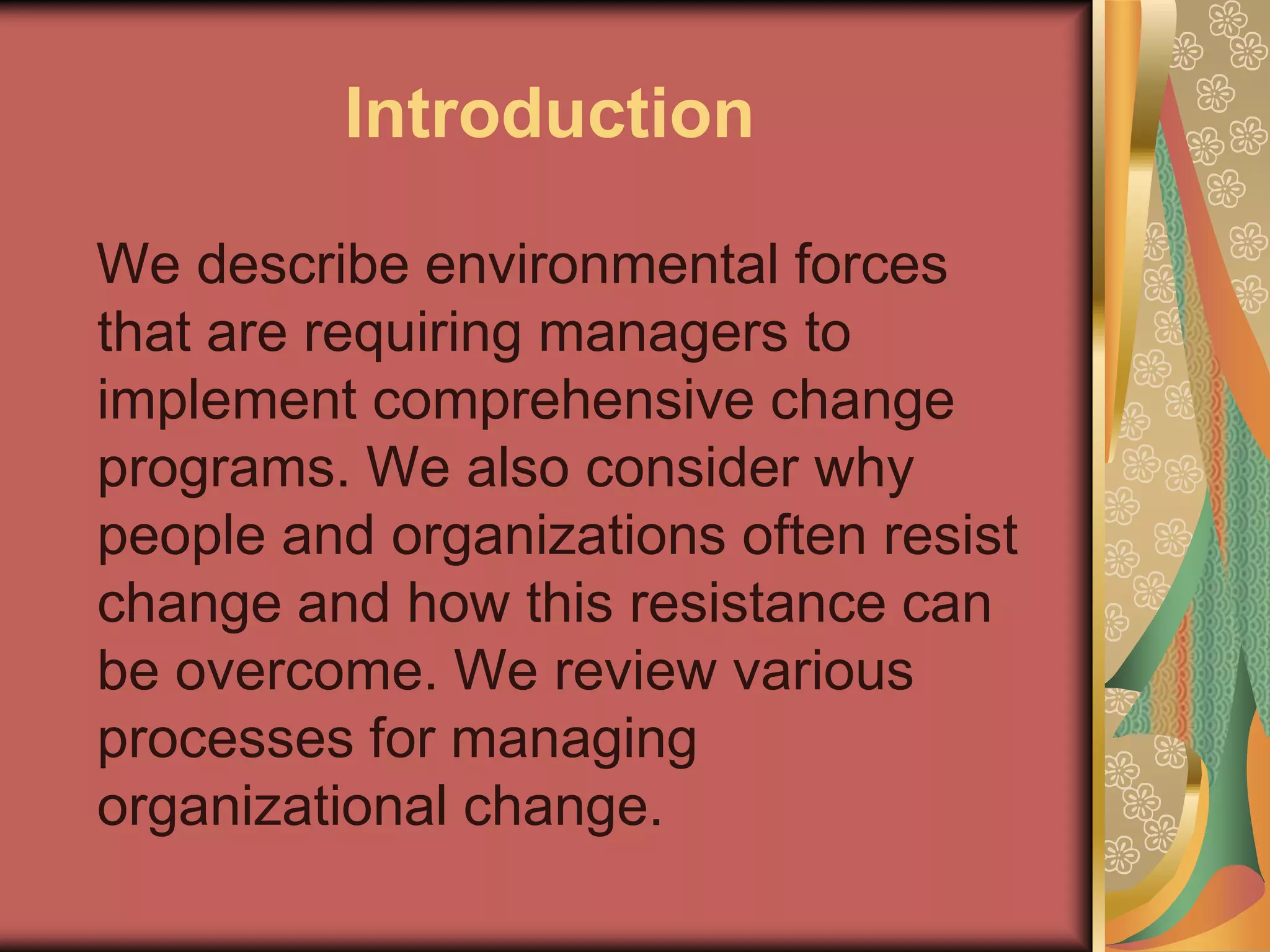 Organizational change | PPT