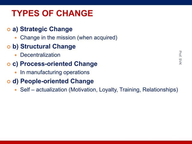 Organizational change- Organizational behavior | PPTX