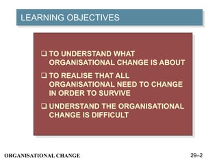 Organizational change | PPTX