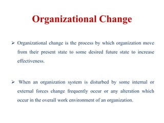 Organizational change | PPT