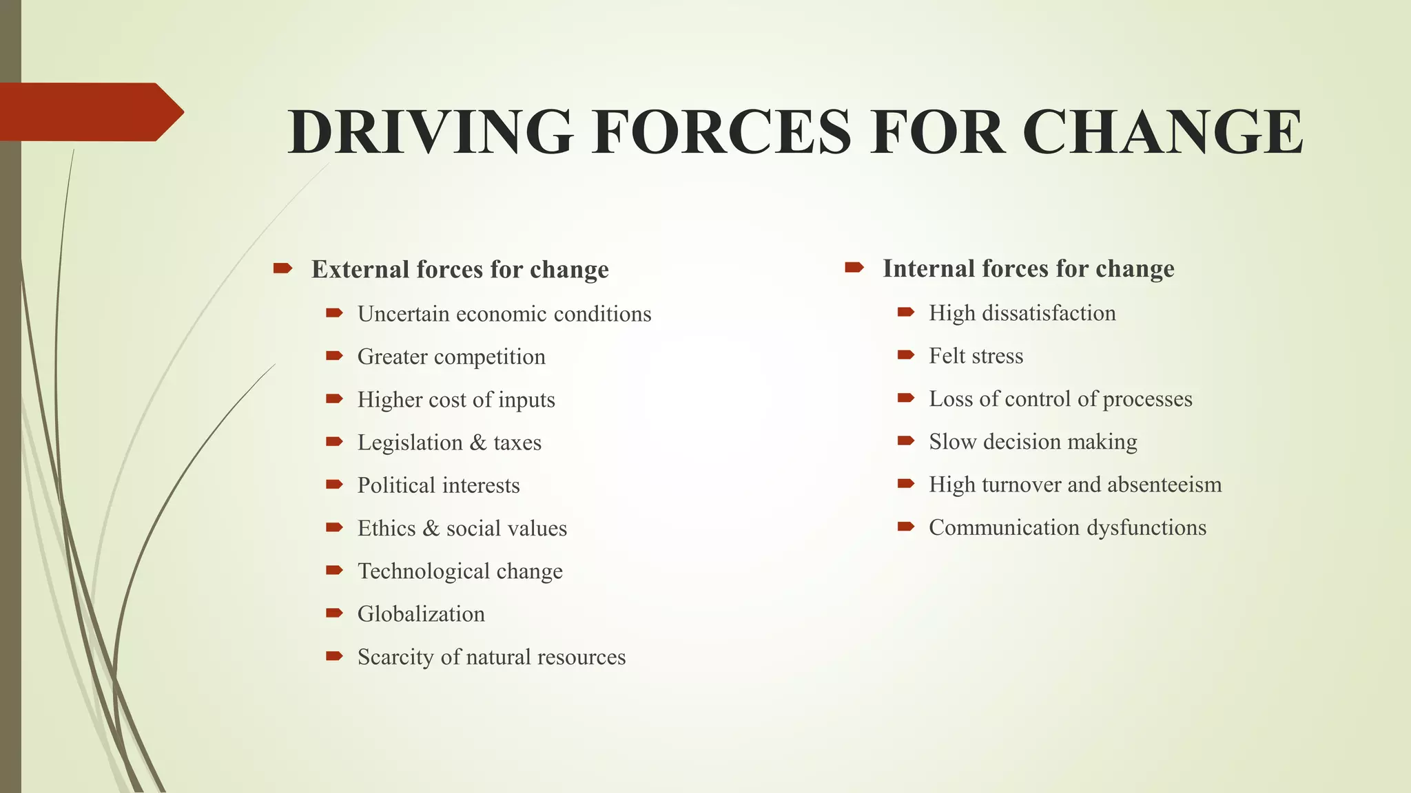 Organizational change and development | PPTX