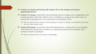 Organizational change and development | PPTX