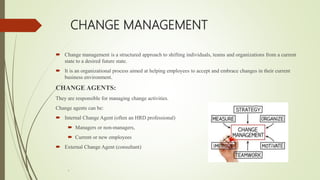 Organizational change and development | PPTX