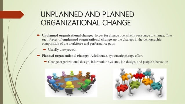 Organizational change and development