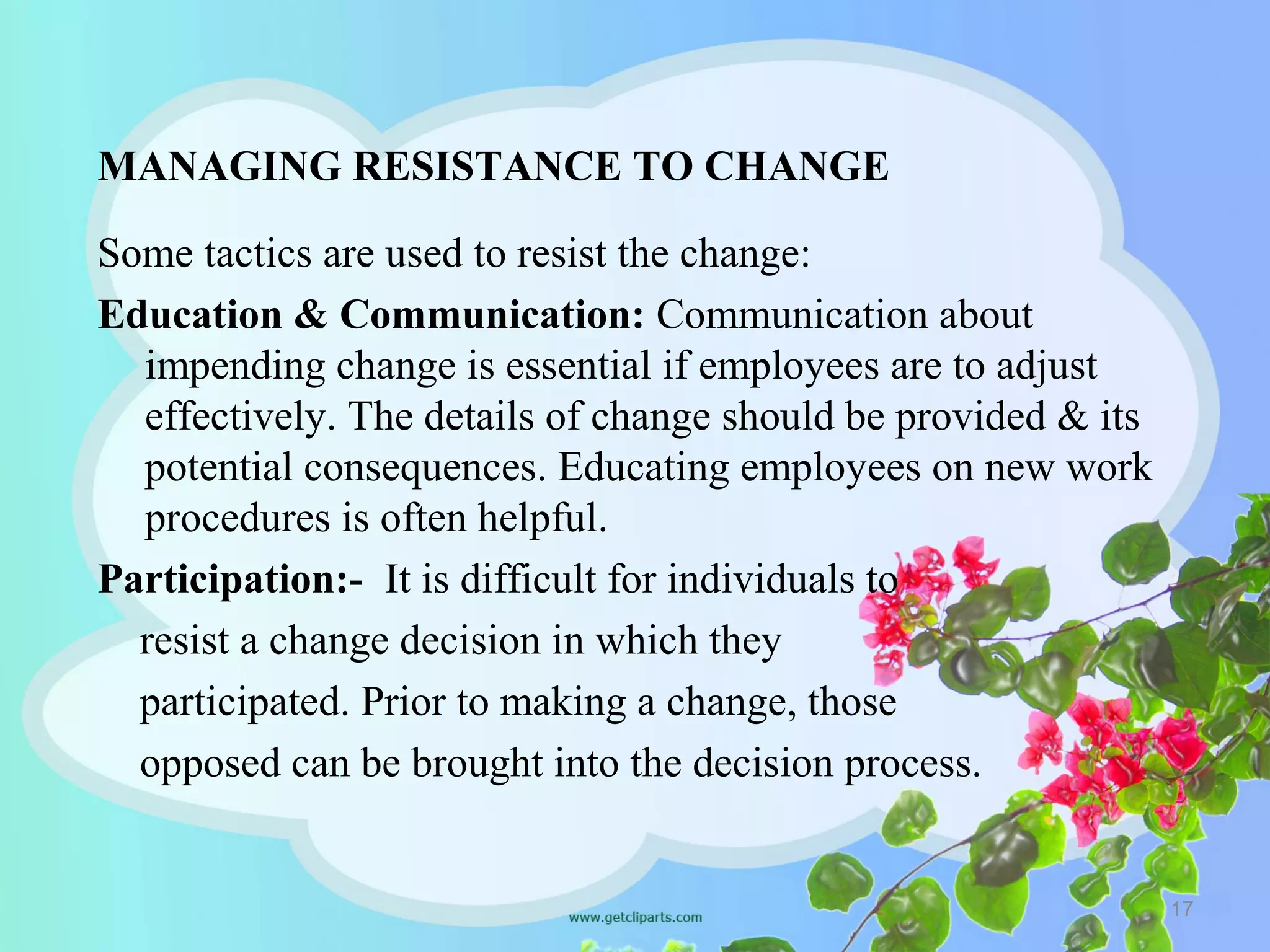 Organizational change & development | PPT