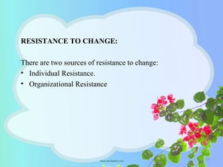 Organizational change & development | PPT