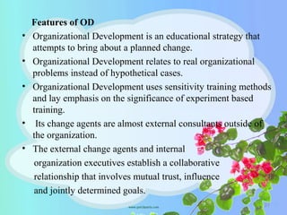 Organizational change & development | PPT