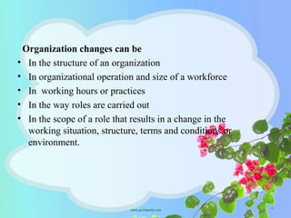 Organizational change & development | PPT