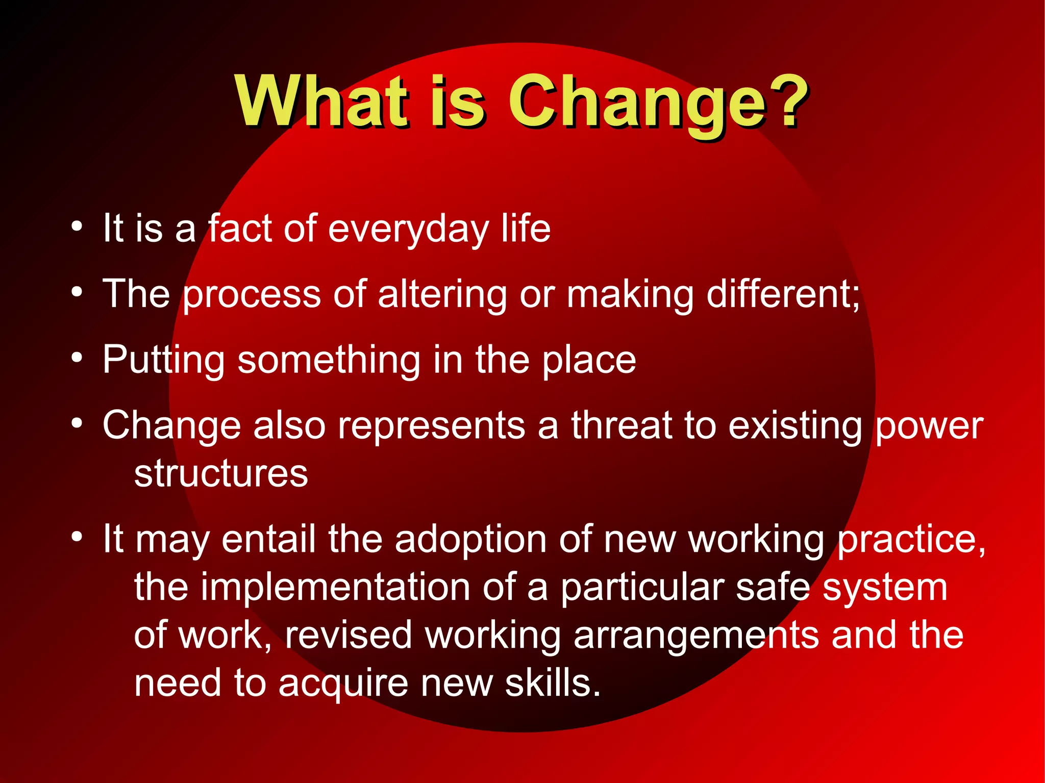 Organizational change | PPT