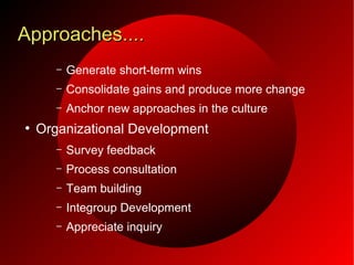 Organizational change | PPT