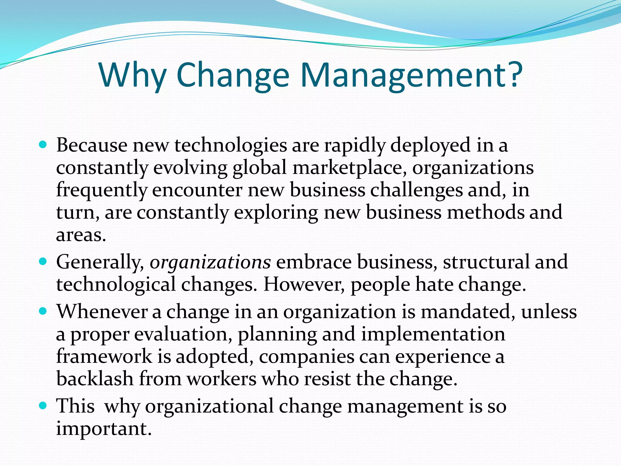 Organizational Change Management | PPT