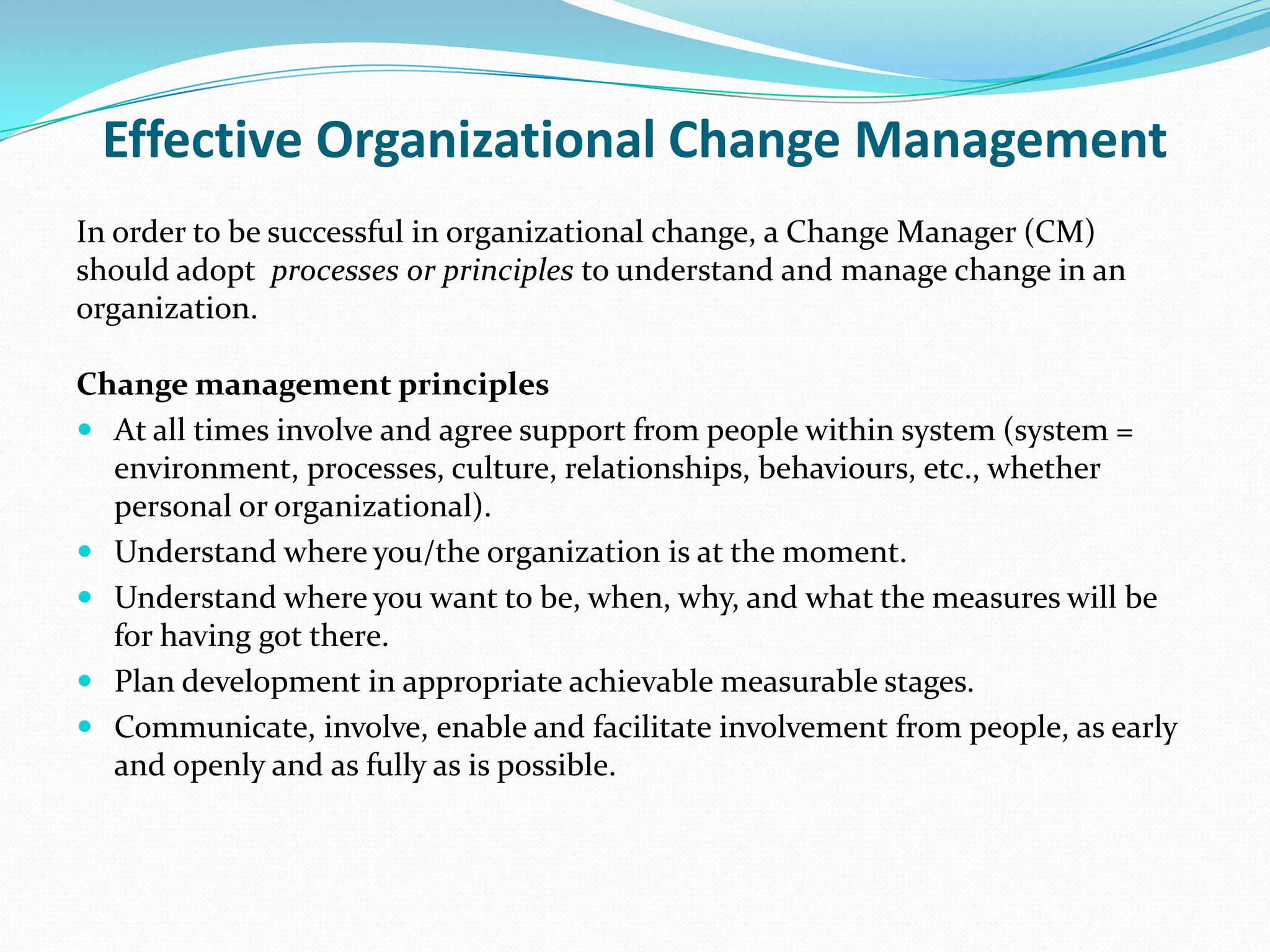 Organizational Change Management | PPT
