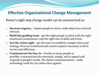 Organizational Change Management | PPT