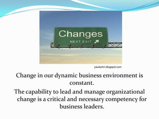 Organizational Change Management | PPT