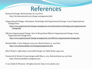 Organizational Change Management | PPT