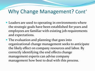 Organizational Change Management | PPT