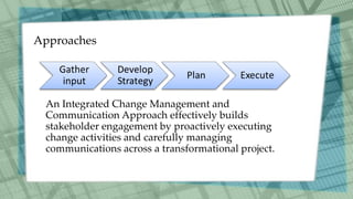 Organizational Change Management and Communications | PDF