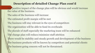 Organizational Change Plan.ppt