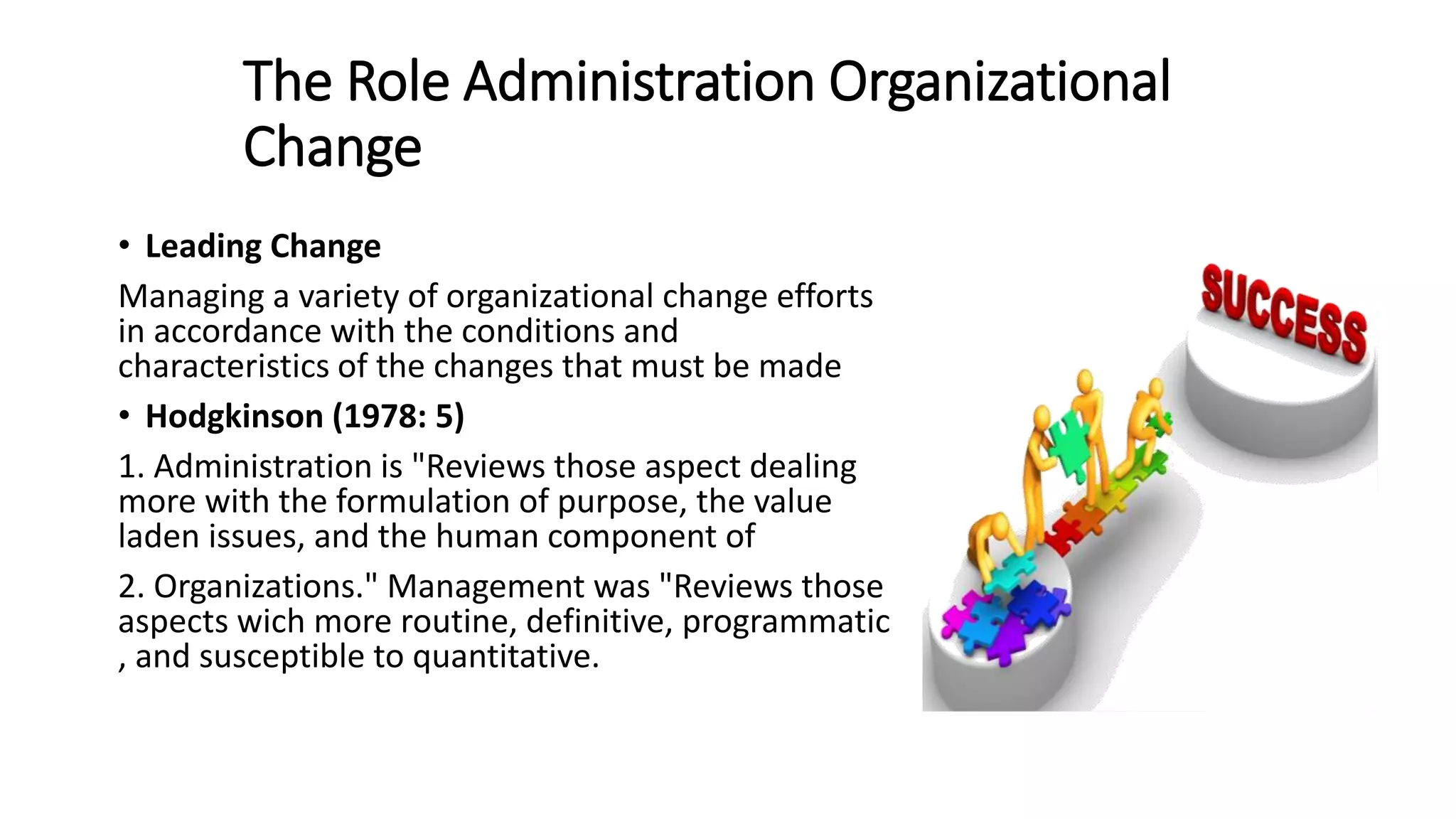 Organizational change ppt | PPTX