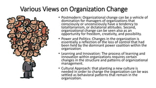 Organizational change ppt | PPTX