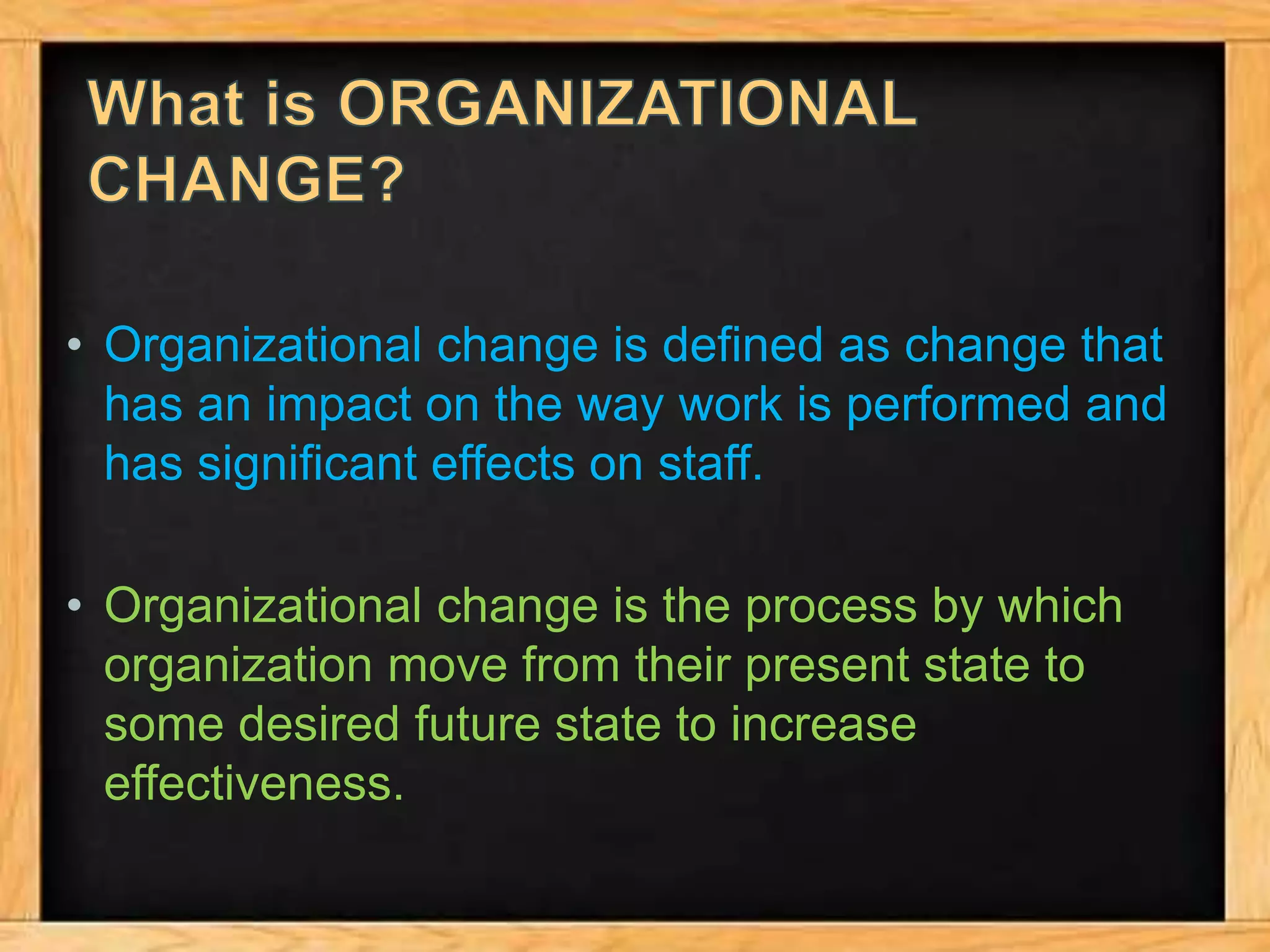 Organizational change development ppt | PPTX