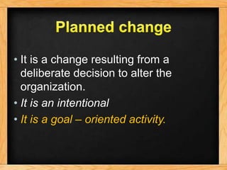 Organizational change development ppt | PPTX