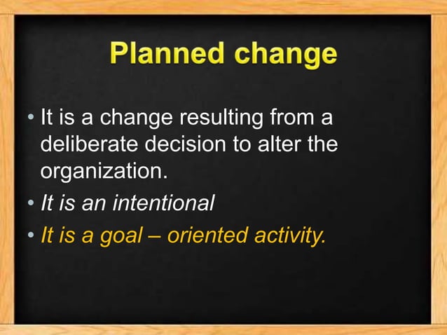 Organizational change development ppt | PPTX