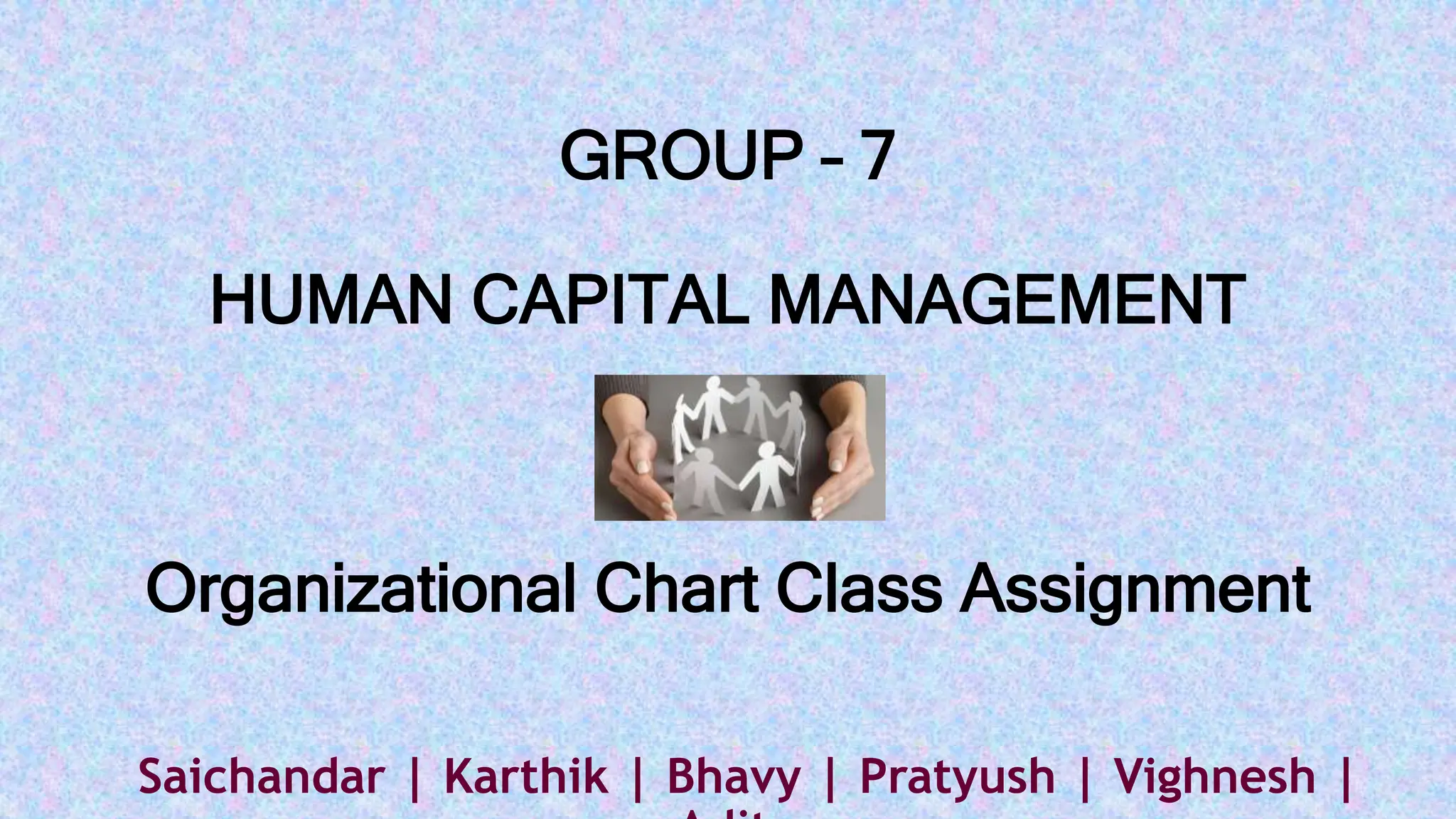 Organizational Chart MARUTI HCM GRP 7.pptx